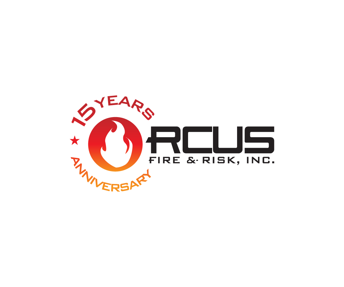 Logo Design for Orcus Fire & Risk, Inc. 15 years Anniversary by ...