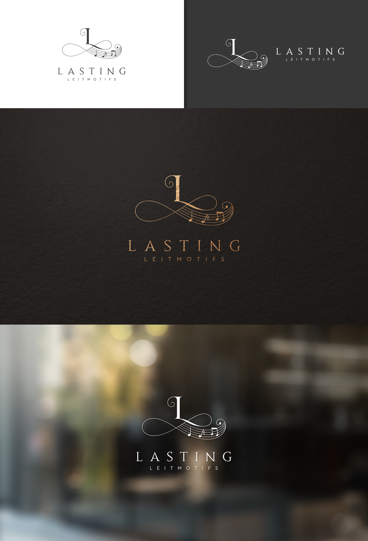 Upmarket, Elegant, Wedding/Special Event/Music Logo Design for Lasting ...
