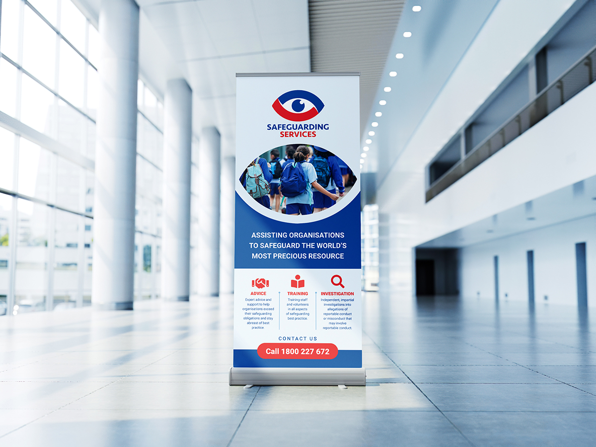 Serious, Modern Signage Design for Safeguarding Services by atularts ...