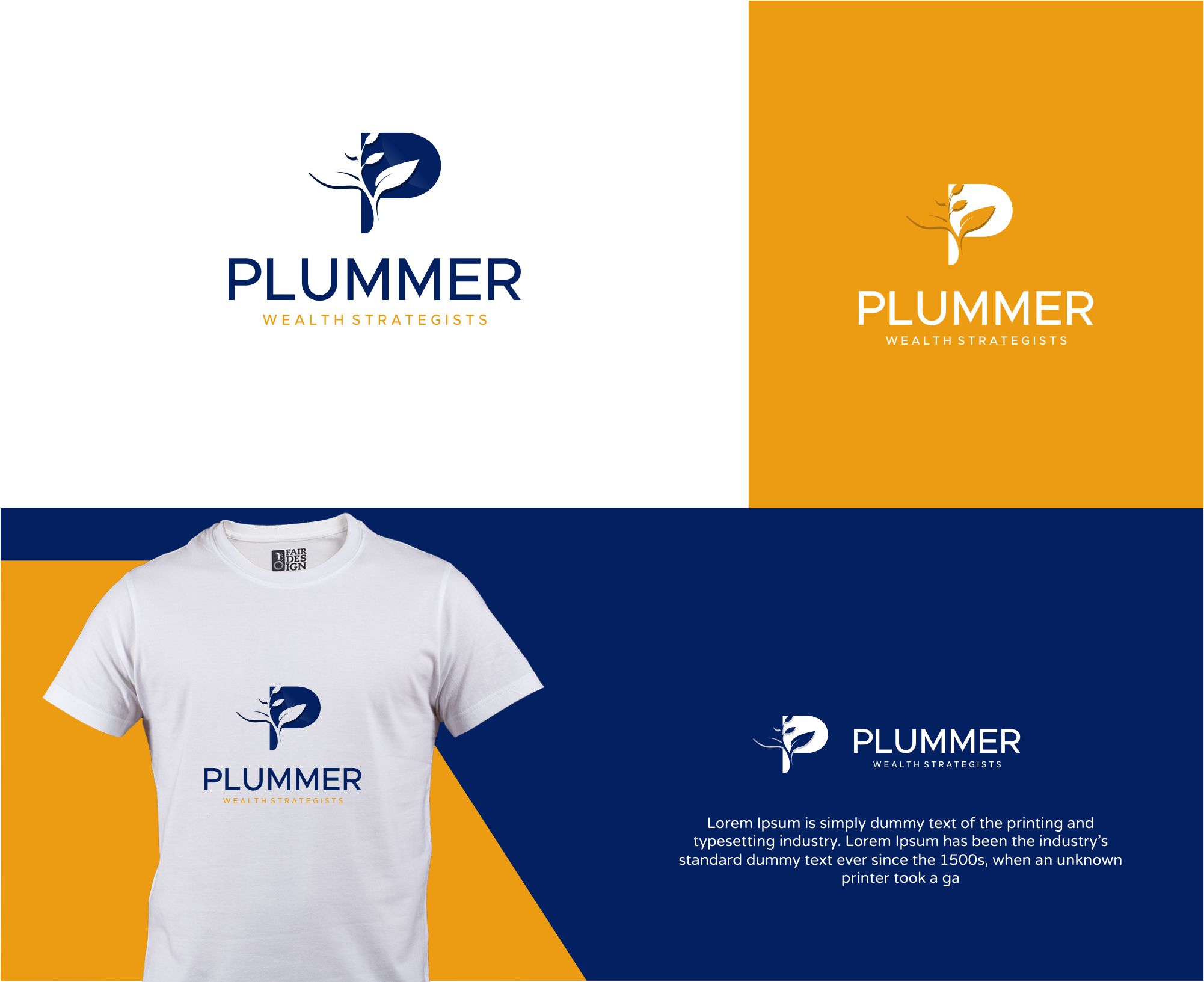 Serious, Modern Logo Design for Plummer Wealth Strategists by Apple ...