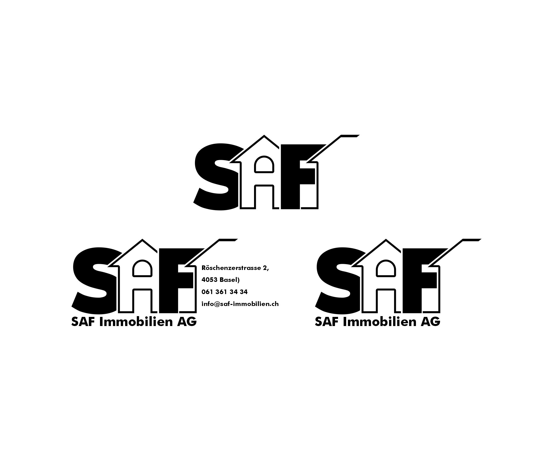 Logo Design for SAF Immobilien AG by alkaline | Design #29132344