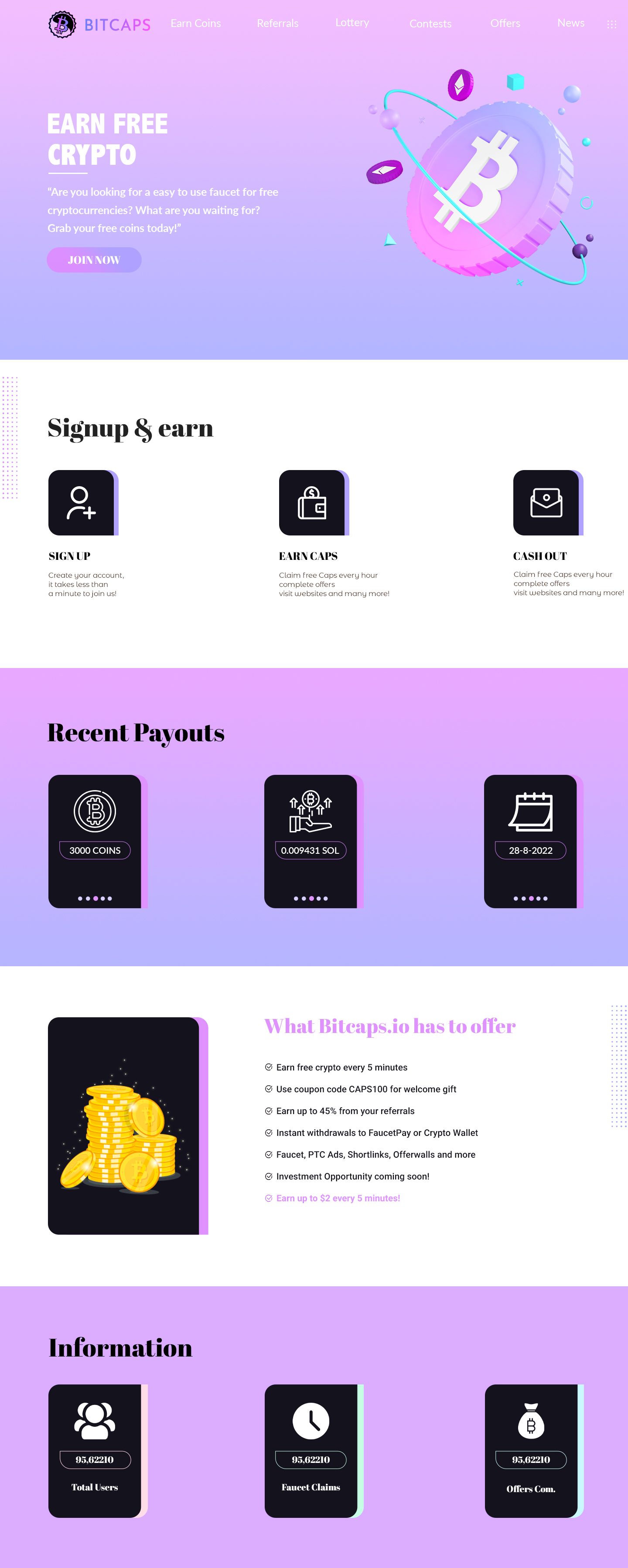 Modern, Elegant, Crypto Web Design for a Company by A.SDesigns | Design ...