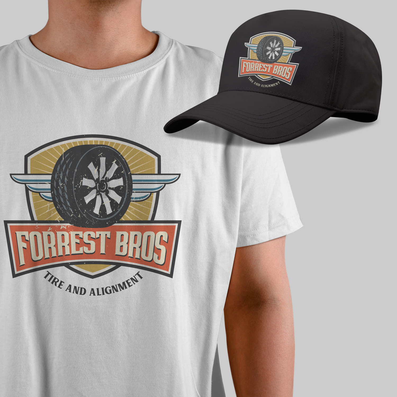 Logo Design for Forrest Bros Tire/ Forrest Brothers Tire/ Forrest Bros ...