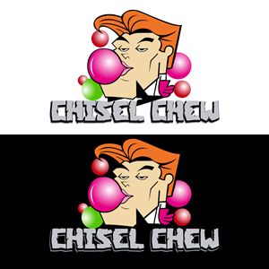 Tough chewing gum that defines your jawline needs an attractive logo ...