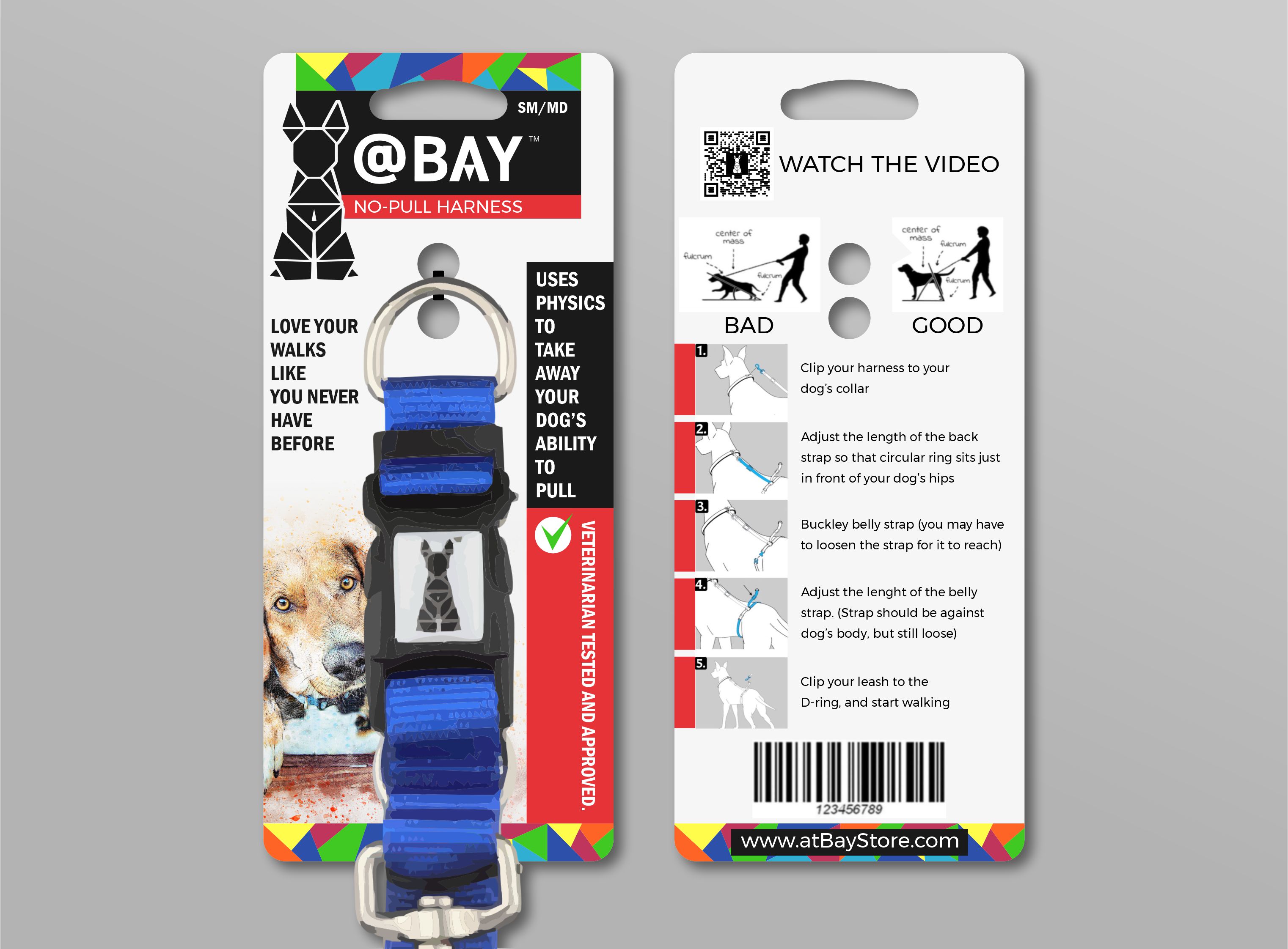 Modern, Colorful, Pet Products: Harnesses/collars/leashes Packaging ...
