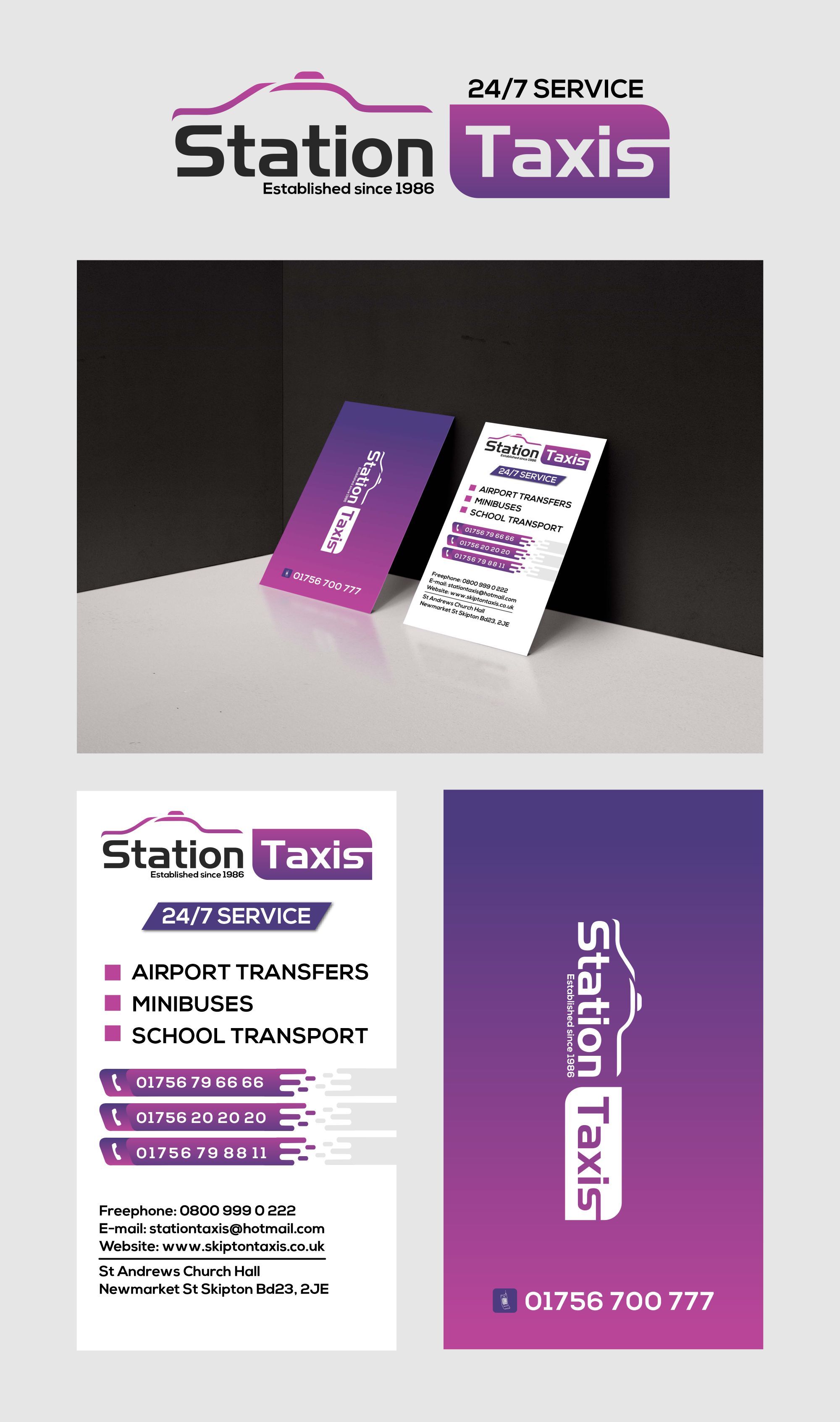 Elegant, Playful, Taxi Business Card Design for a Company by 3Guys ...