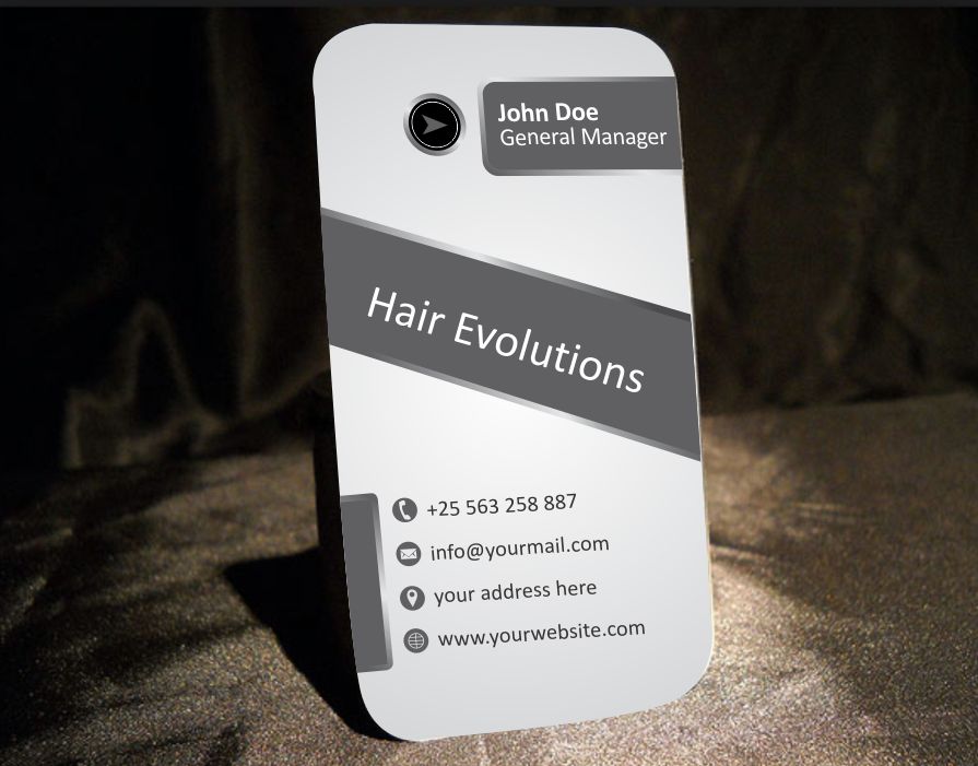 Hair Business Card Design for Hair Evolutions by Eliaz by AwsomeD ...
