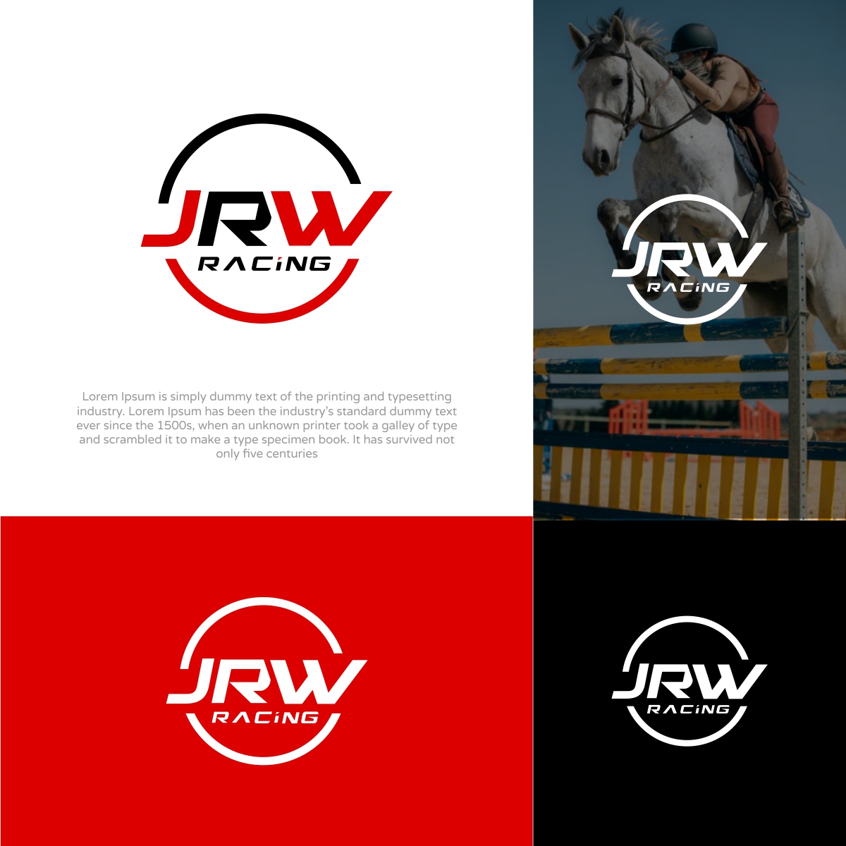 Logo Design for JRW Racing by SanaPixel | Design #29166690