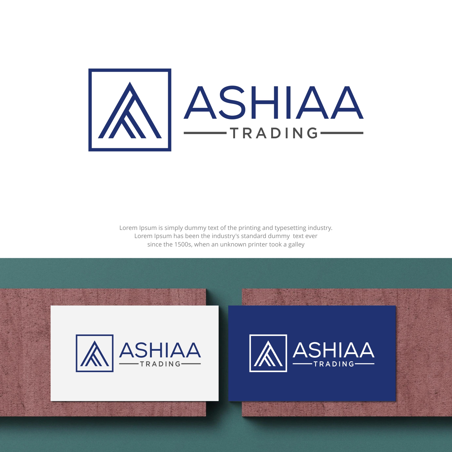Logo Design for ASHIAA TRADING by SanaPixel | Design #29172748