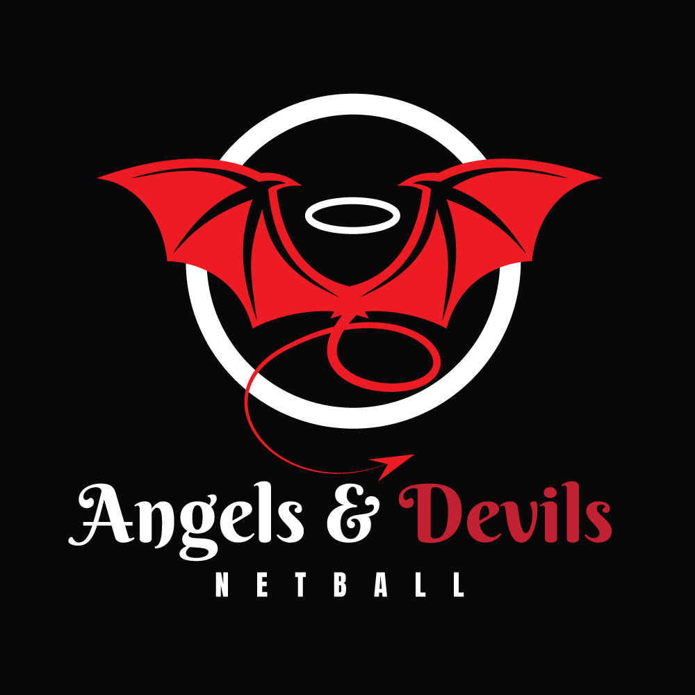 Logo Design for Angels and Devils Netball by Roland C | Design #29173848