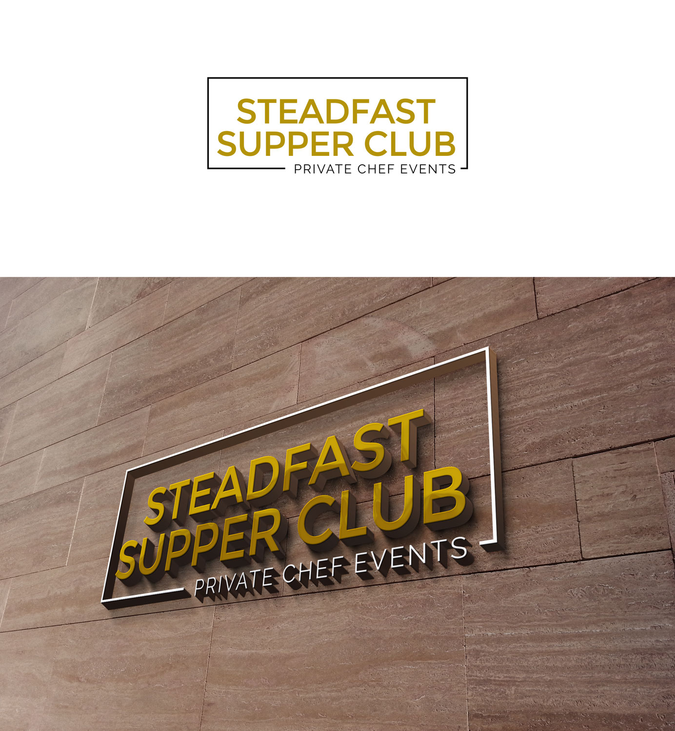 Serious, Upmarket, hospitality Logo Design for "Steadfast Supper Club ...