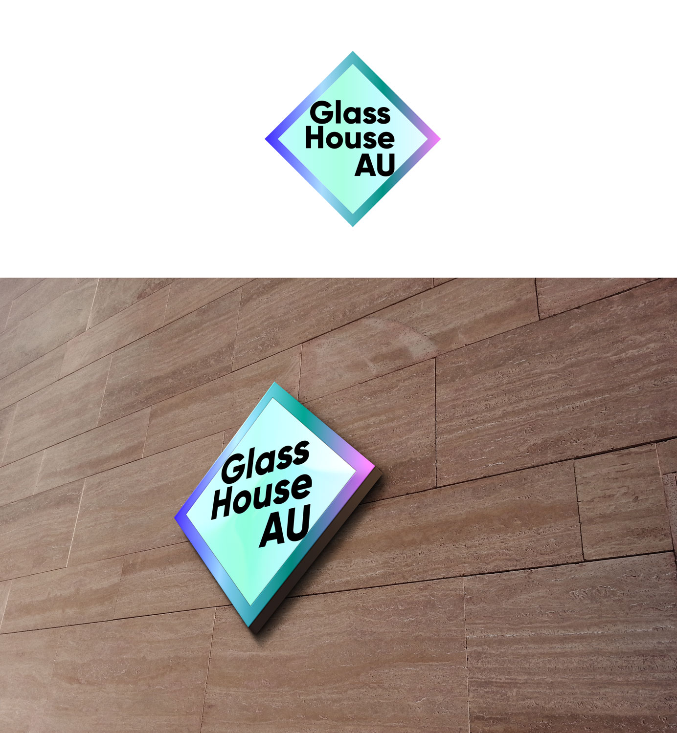 Logo Design for Glass House AU by wdesigner2 | Design #29217158