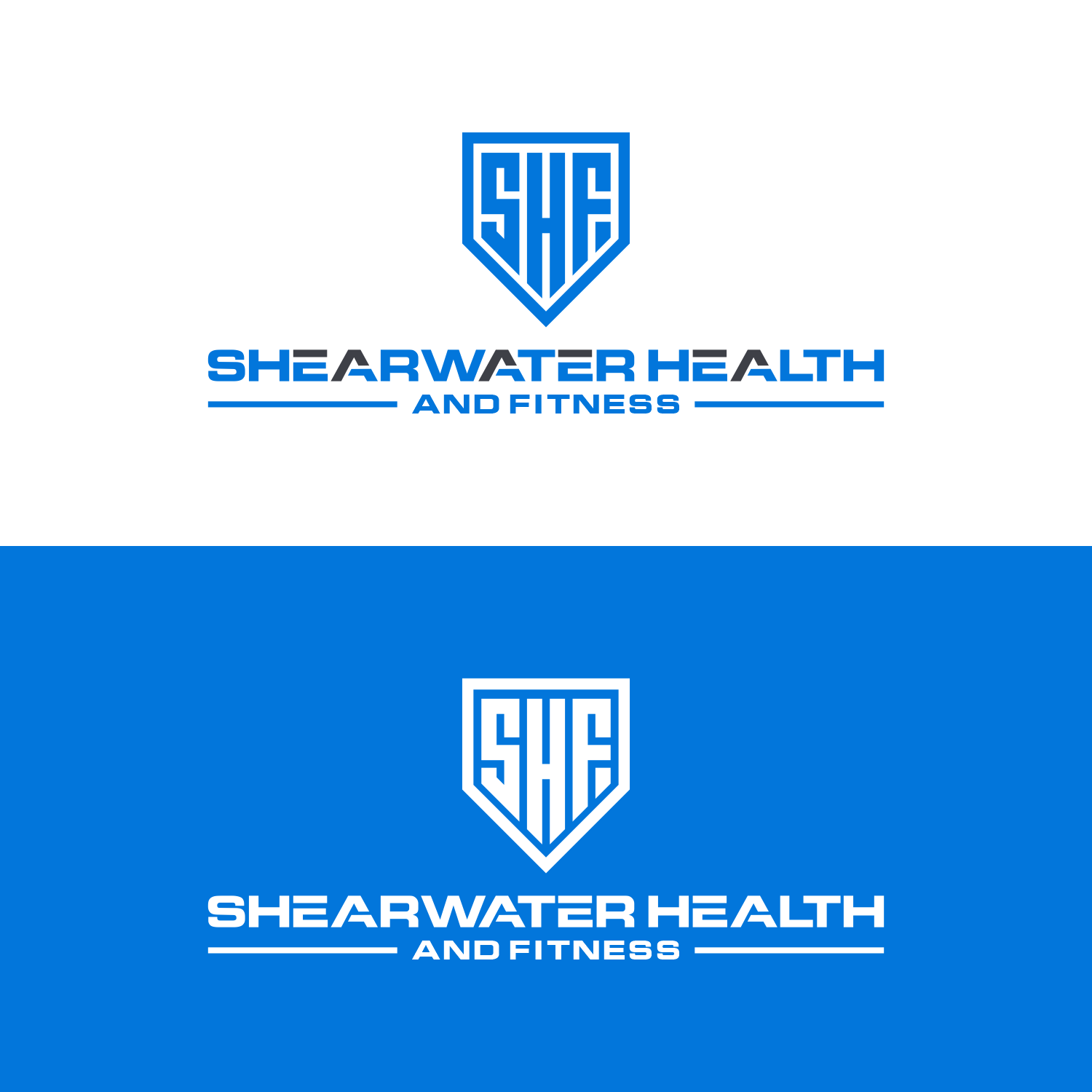 Elegant, Playful, Health and Fitness Logo Design for Shearwater Health ...