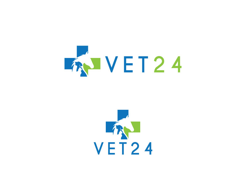 Logo Design for Vet24 by adnan001 2 | Design #29199213