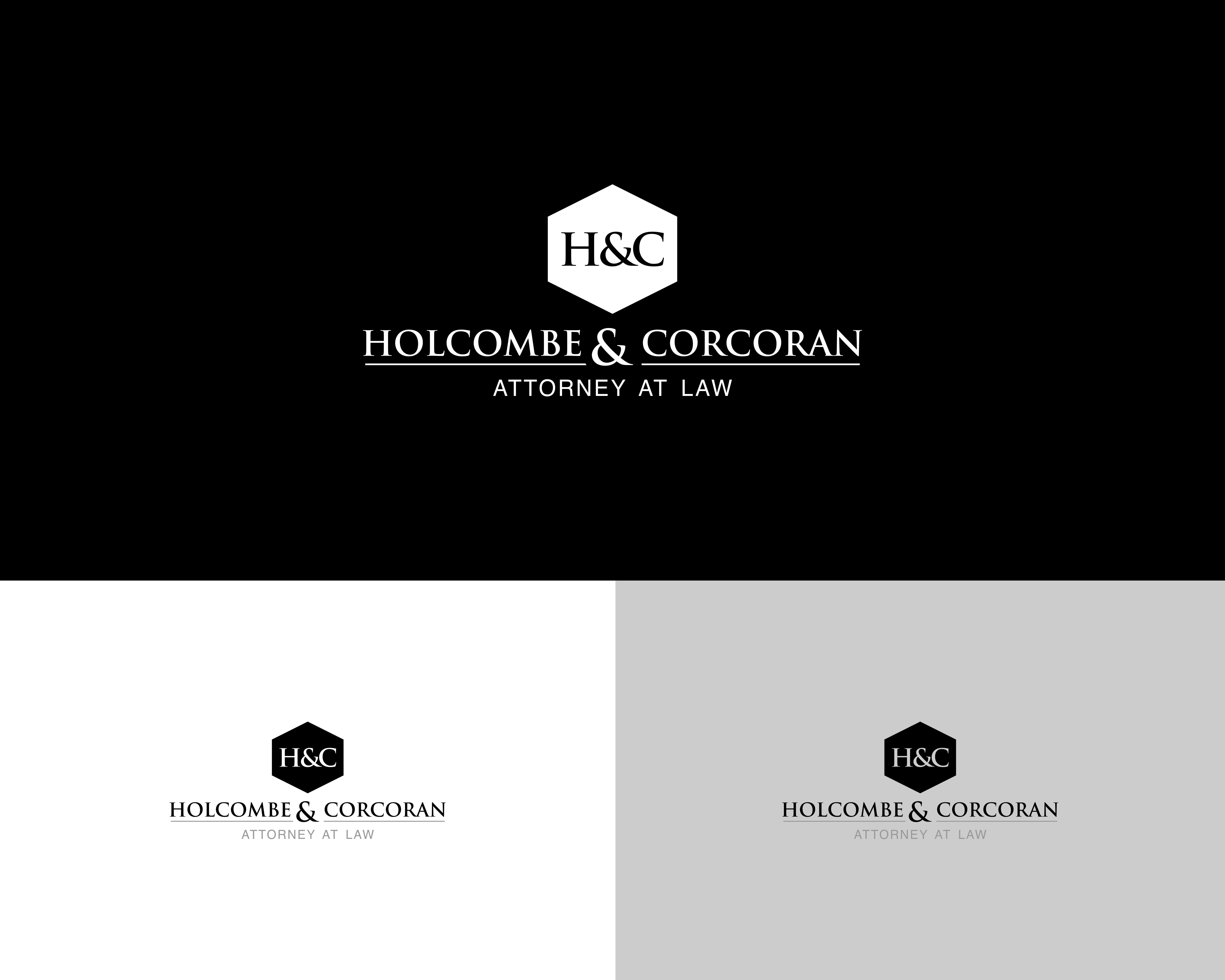 Serious, Professional, Legal services Logo Design for Holcombe ...