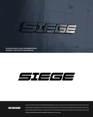 SIEGE - Modern Luxury Clothing Brand | 81 Logo Designs for SIEGE