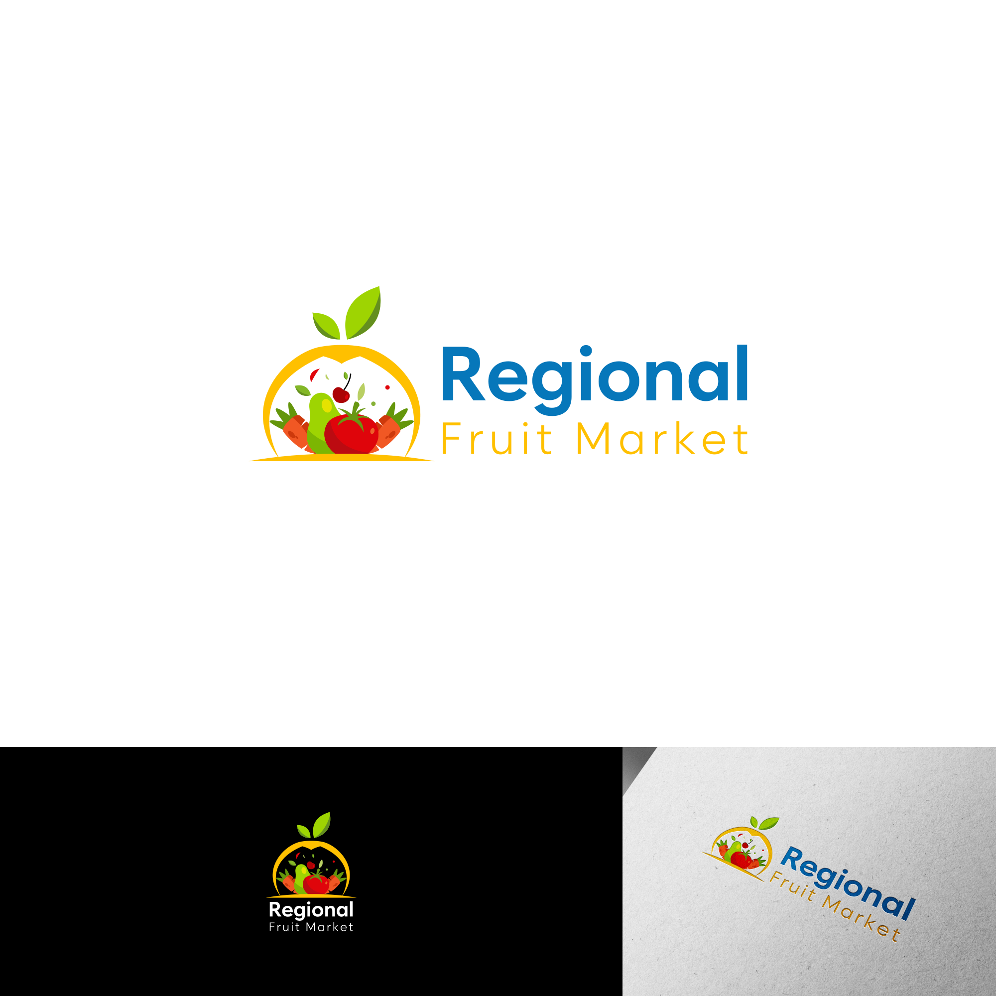 Bold, Modern, Retail Fruit and Vegetables Logo Design for Regional ...