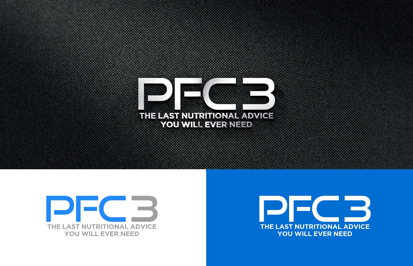Modern, Bold, Health and Wellness Logo Design for PFC3 by DubaiArts ...