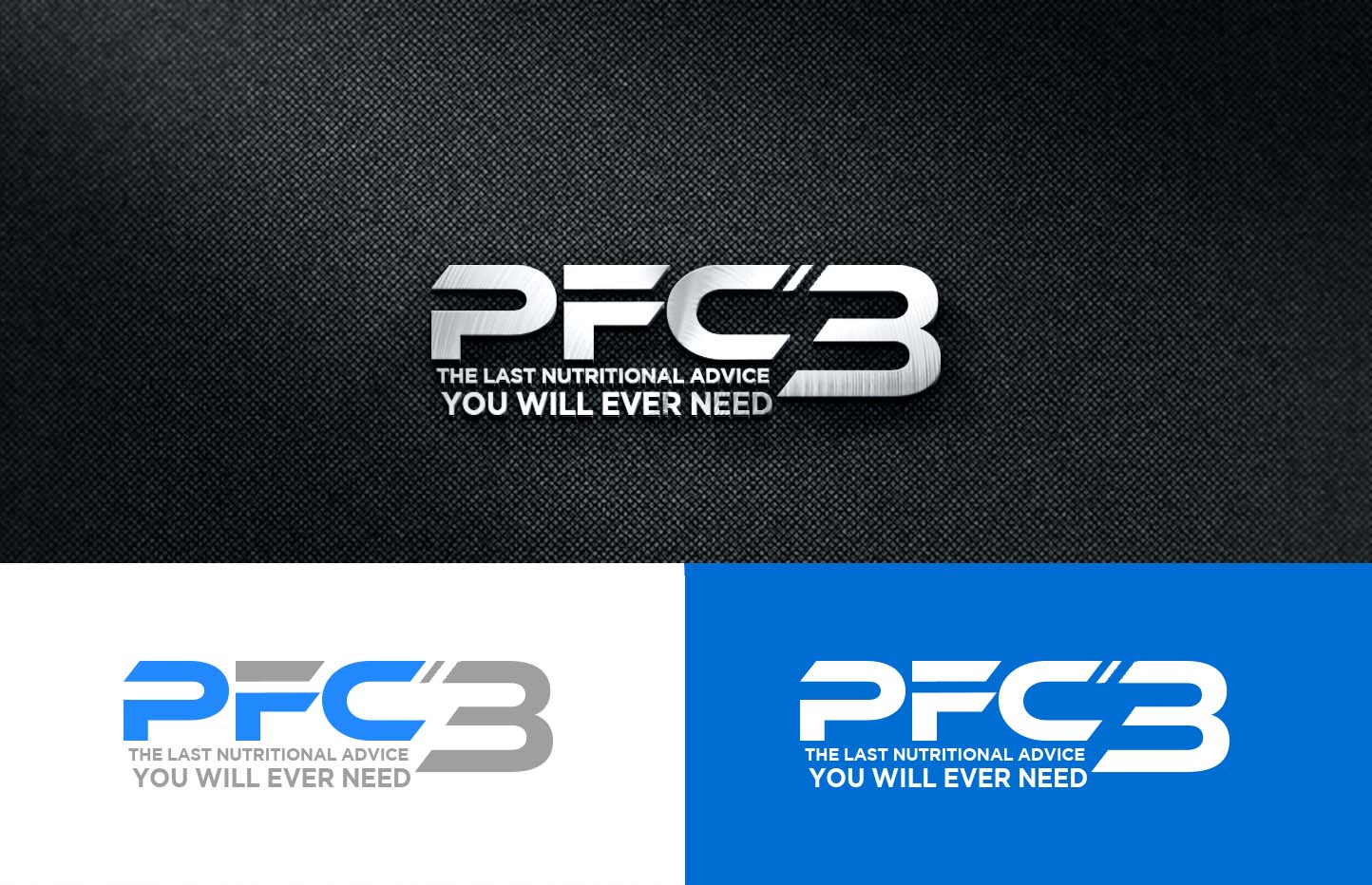 Modern, Bold, Health and Wellness Logo Design for PFC3 by DubaiArts ...