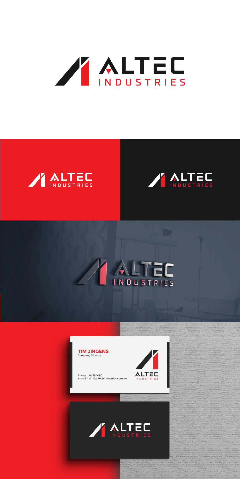 Logo Design for ALTEC INDUSTRIES by Kavi negi | Design #29269794