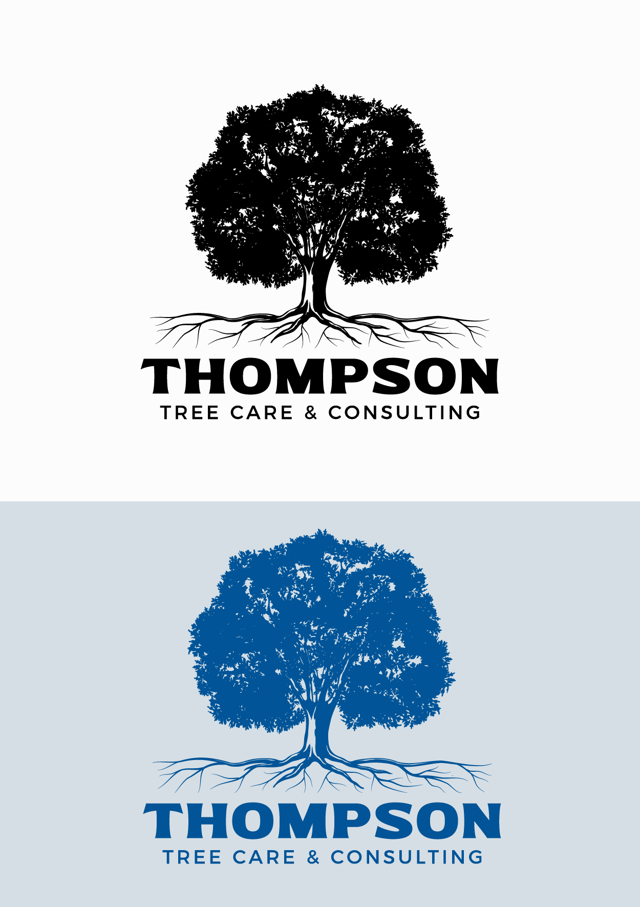 Bold, Serious, Arboriculture Logo Design for Thompson Tree Care ...