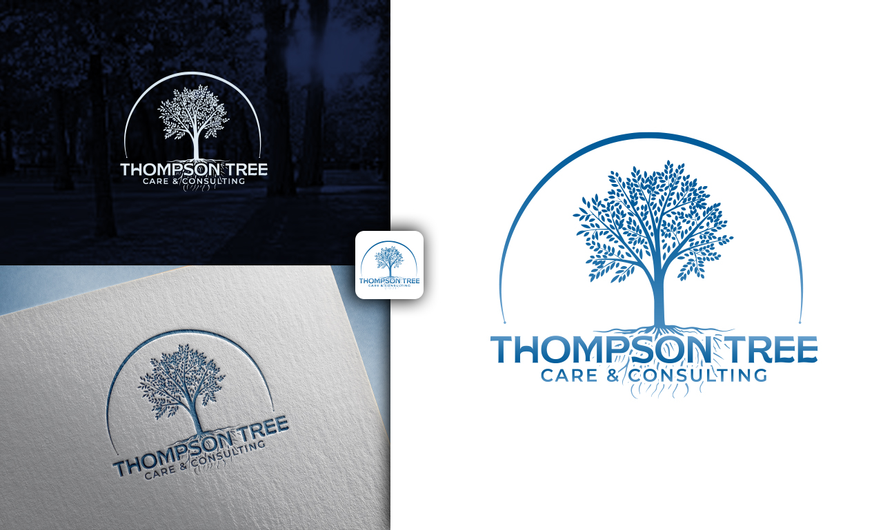 Bold, Serious, Arboriculture Logo Design for Thompson Tree Care ...