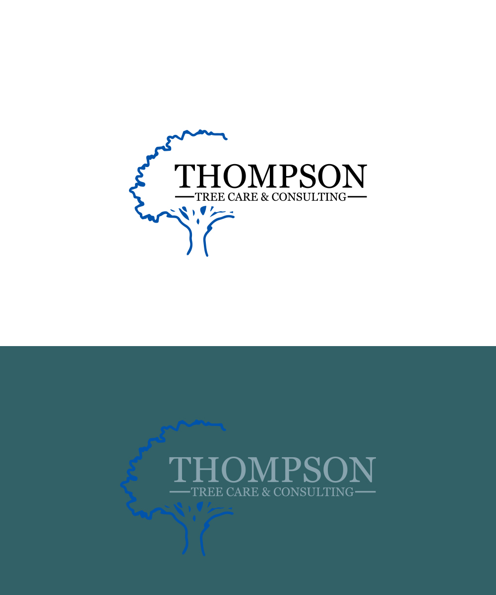 Bold, Serious, Arboriculture Logo Design for Thompson Tree Care ...