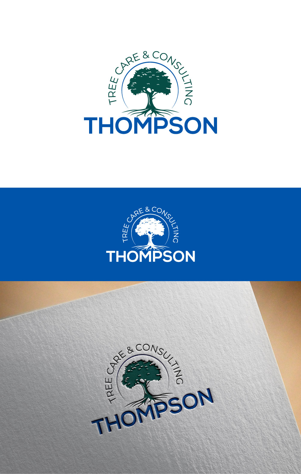 Bold, Serious, Arboriculture Logo Design for Thompson Tree Care ...