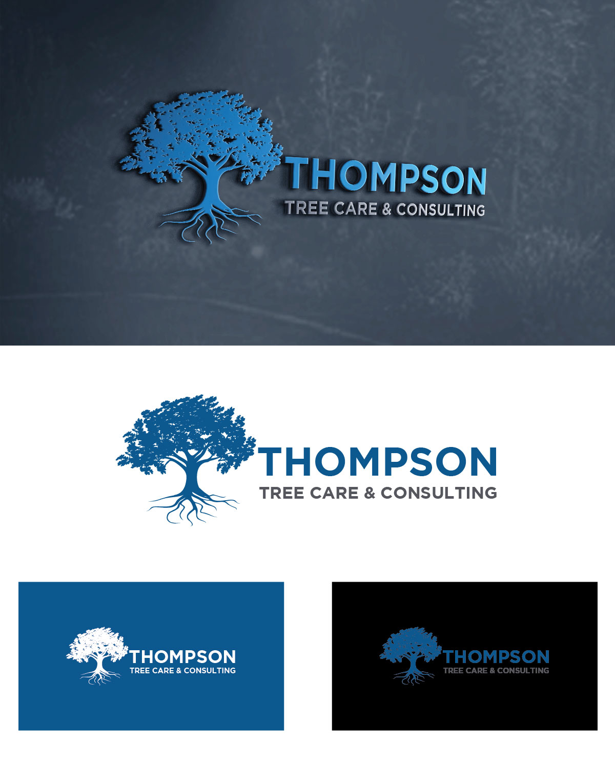Bold, Serious, Arboriculture Logo Design for Thompson Tree Care ...