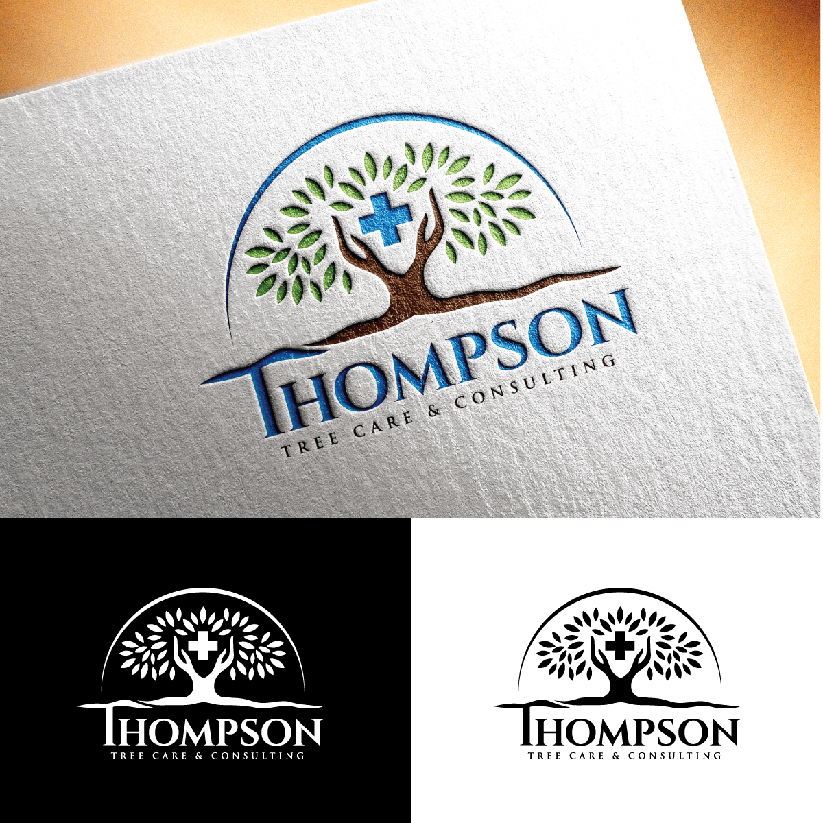 Bold, Serious, Arboriculture Logo Design for Thompson Tree Care ...