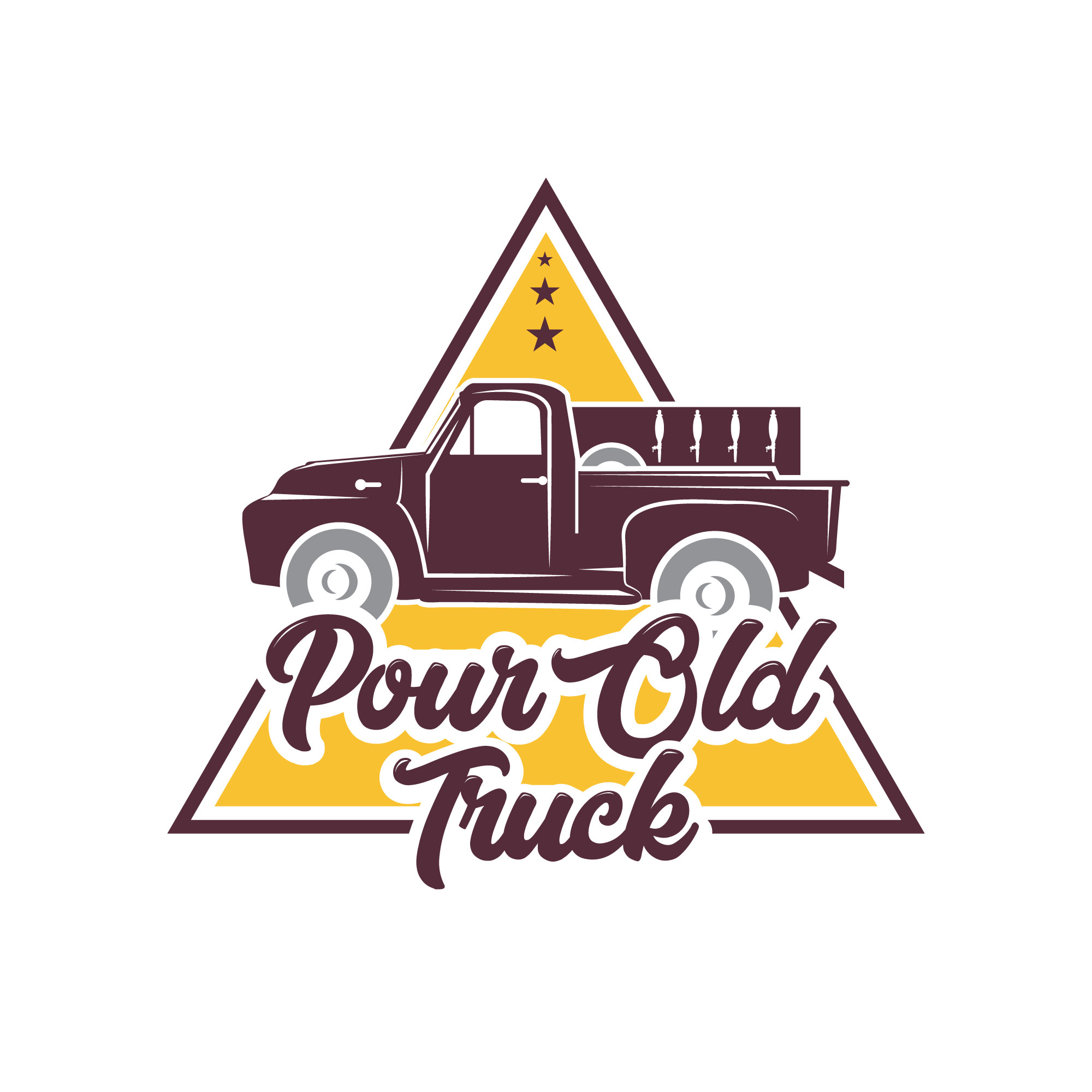 Elegant, Playful Logo Design for P.O.T. Pour Old Truck by DesignFriday ...