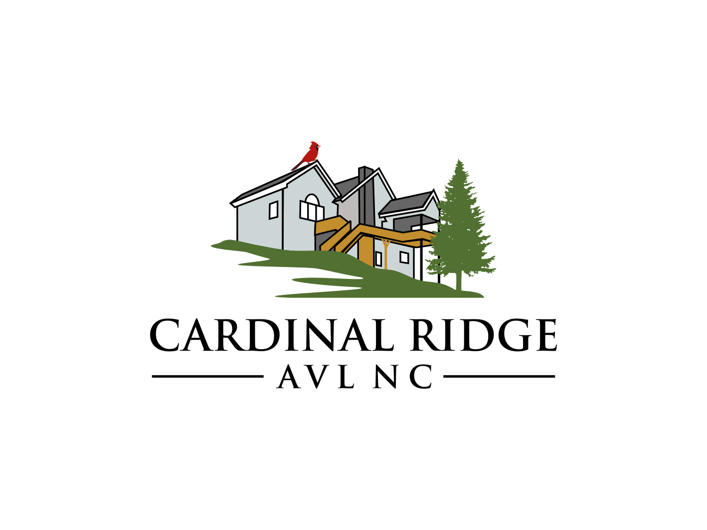 Logo Design for Cardinal Ridge | AVL NC by BNdesigner | Design #29279702