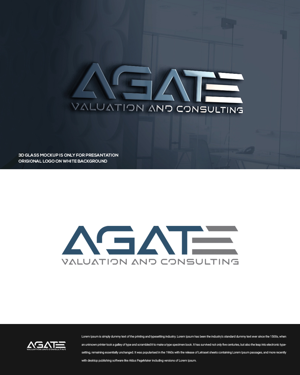 Logo Design for Agate or Agate VC or Agate Valuation and Consulting by ...