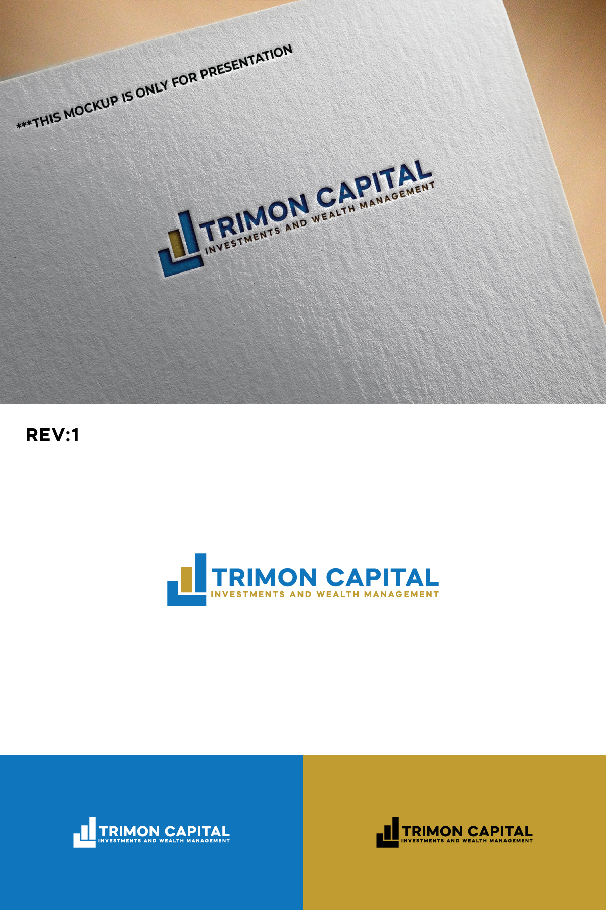 Serious, Professional, Financial Services Logo Design for Trimon ...