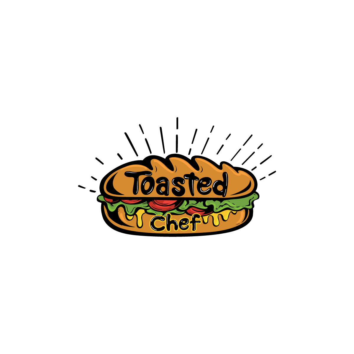 Conservative, Upmarket, Takeaway food Logo Design for Toasted Chef by ...