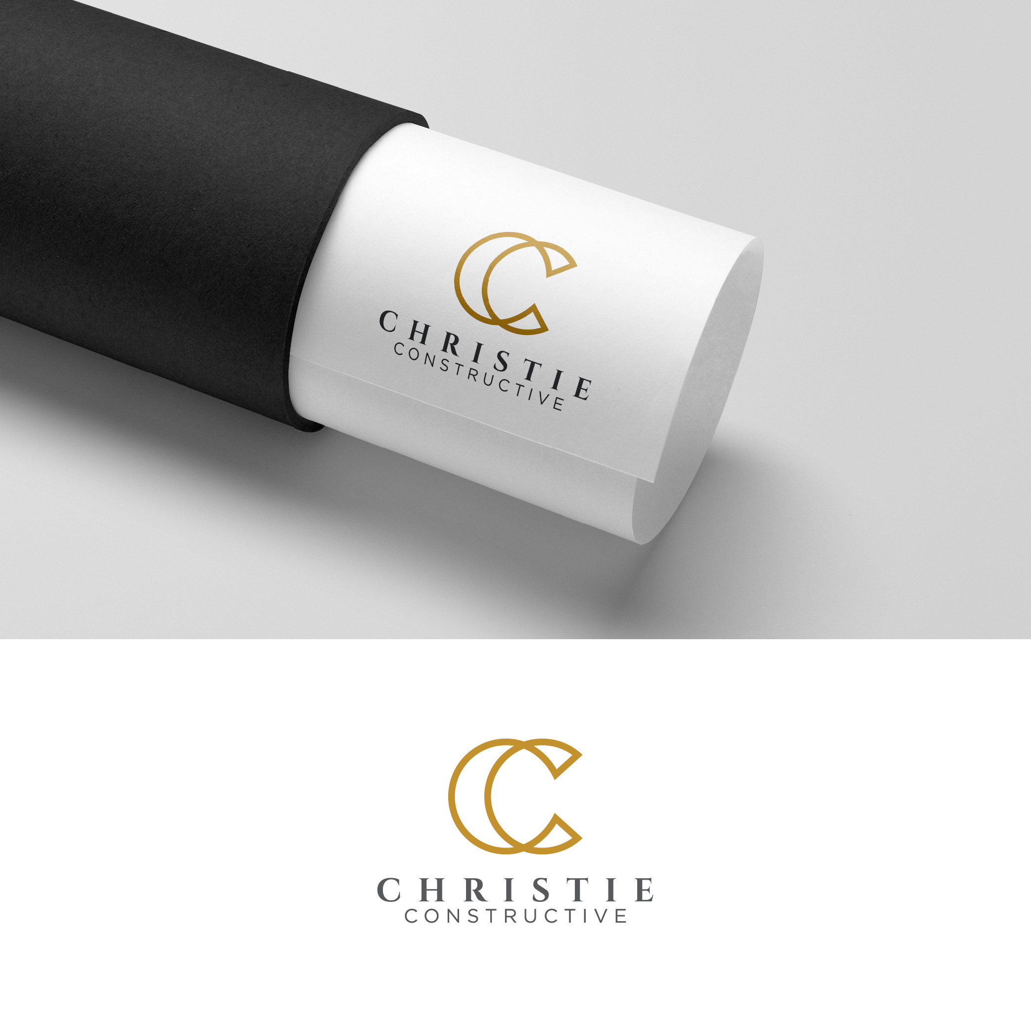 Logo Design for CC / Christie Constructive by h2y | Design #29312007