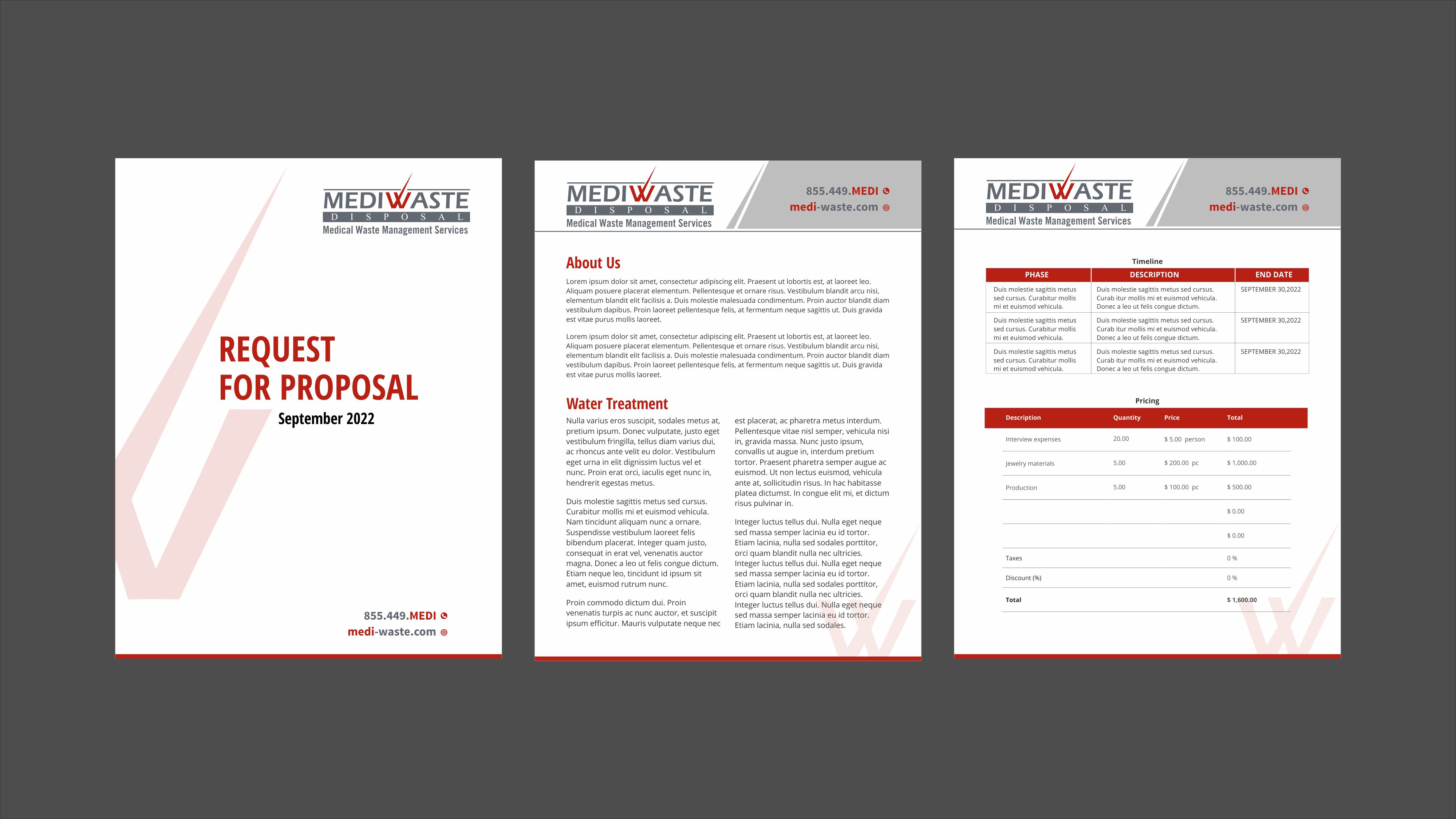 Word Template Design for MediWaste Disposal, LLC by nng | Design #29293845
