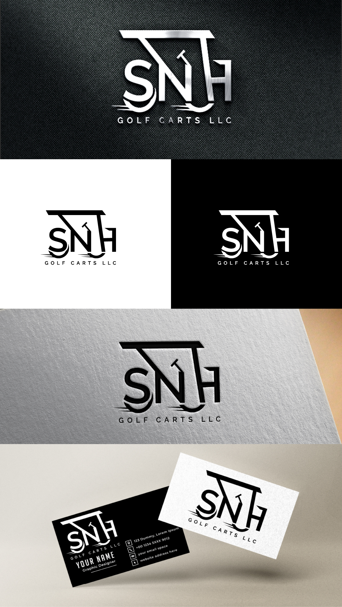 Playful, Elegant, Golf/campgrounds/off-road extreme golf carts Logo ...