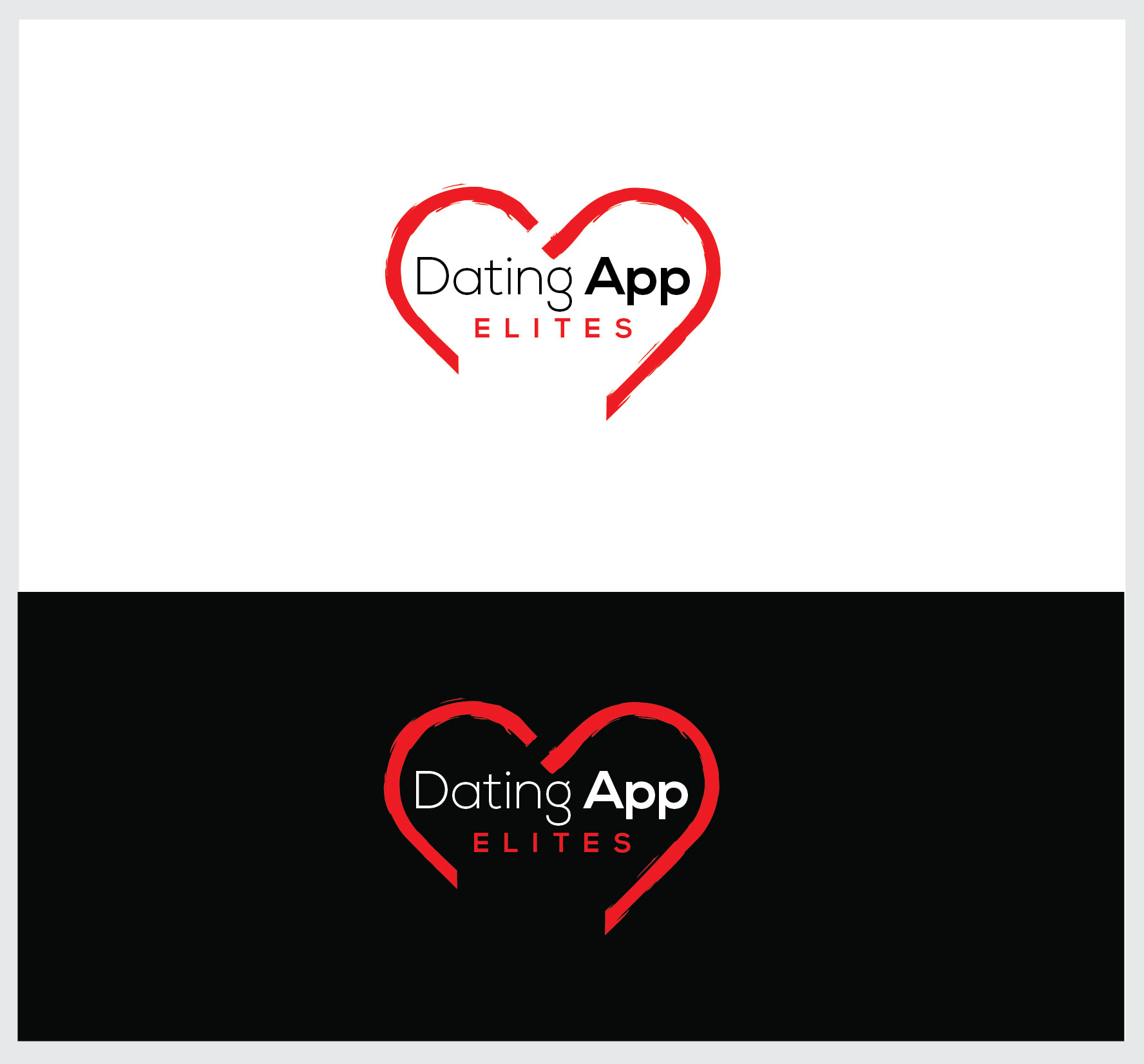Modern, Upmarket, Dating Logo Design for Dating App Elites by ...
