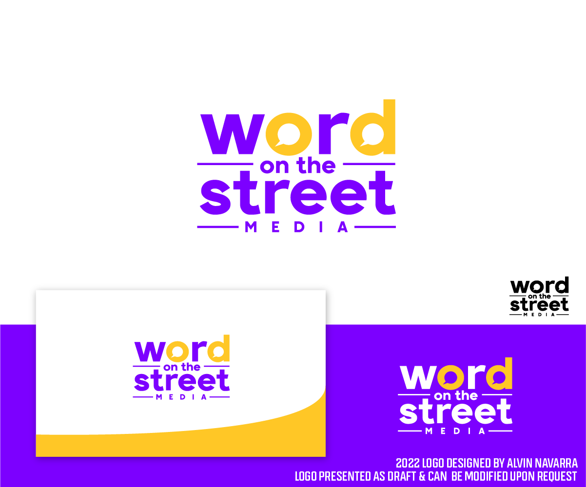 Logo Design for word on the street media by alvinnavarra | Design #29329075