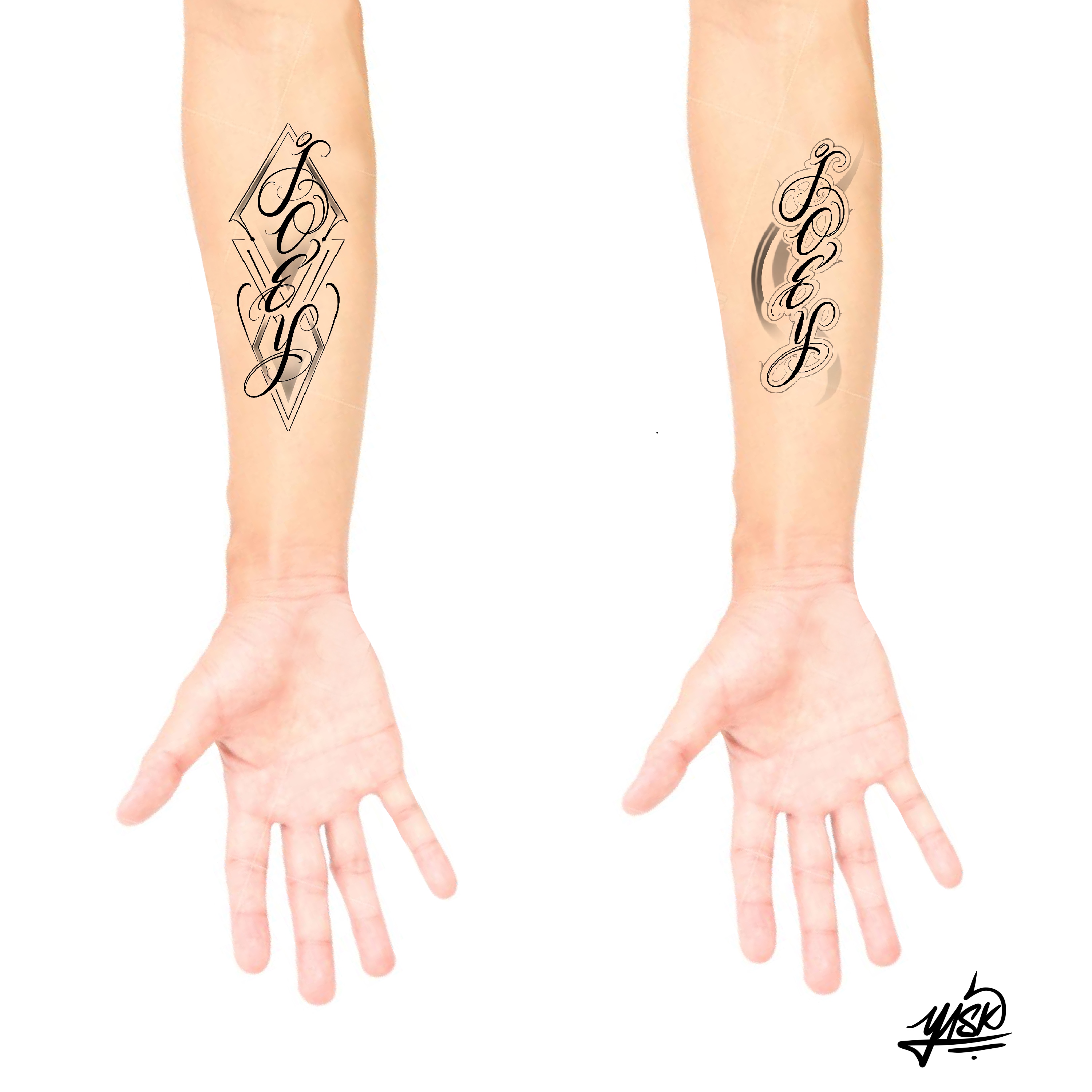 Bold, Serious, personal Tattoo Design for a Company by El Yisk 2 ...