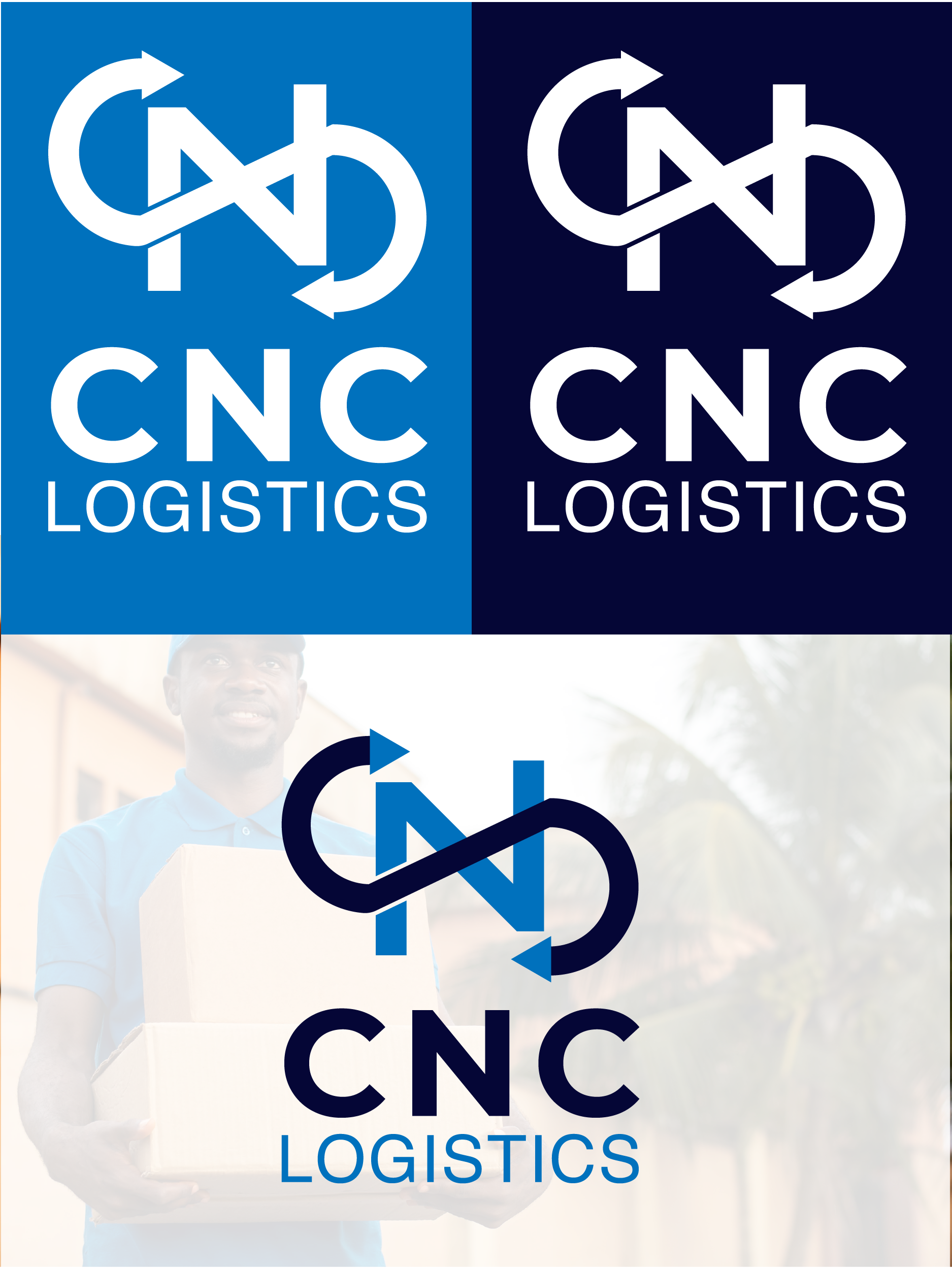 Elegant, Playful, Package Delivery Logo Design for CNC Logistics by ...
