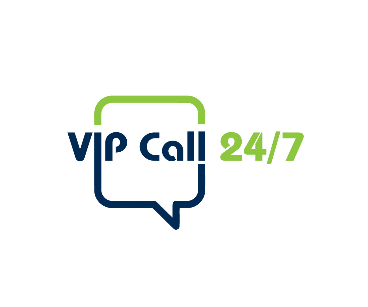 Logo Design for VIP Call 24/7 by FARU.......... | Design #29342074
