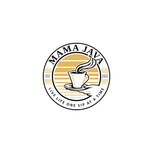 Coffee Brand Logo -Fun yet classic- | 51 Logo Designs for Mama Java
