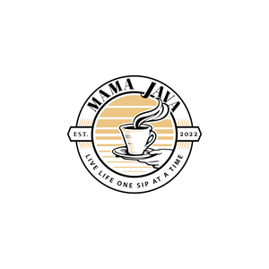 Coffee Brand Logo -Fun yet classic- | 51 Logo Designs for Mama Java