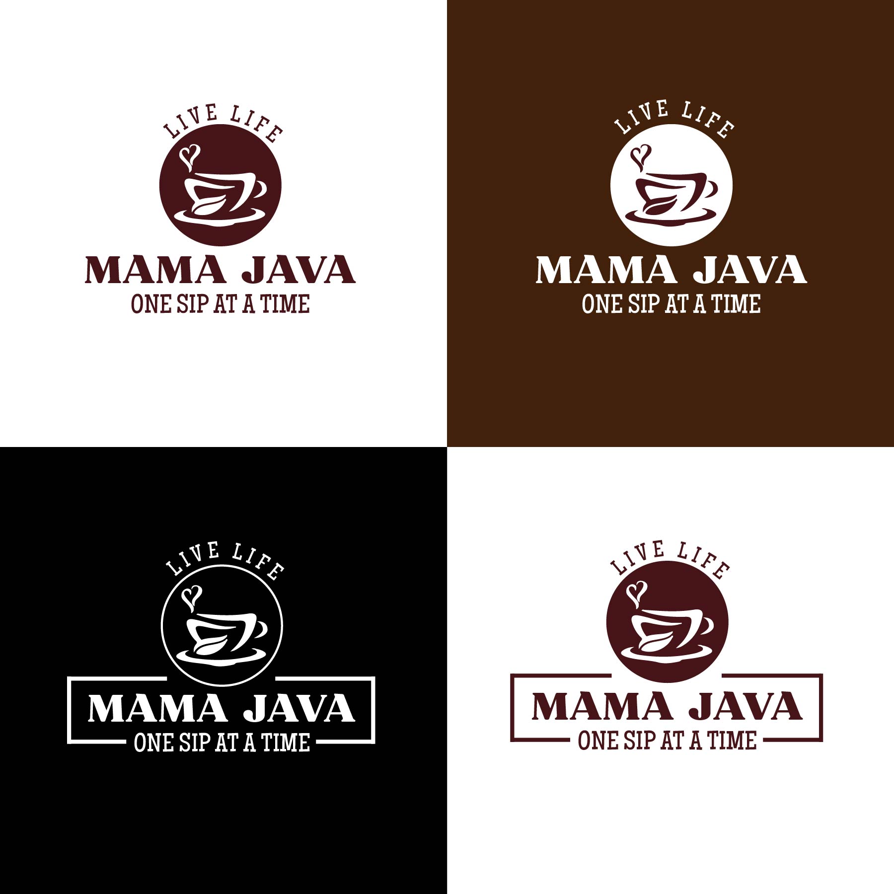 Conservative, Playful Logo Design for Mama Java by DesignerBareera ...