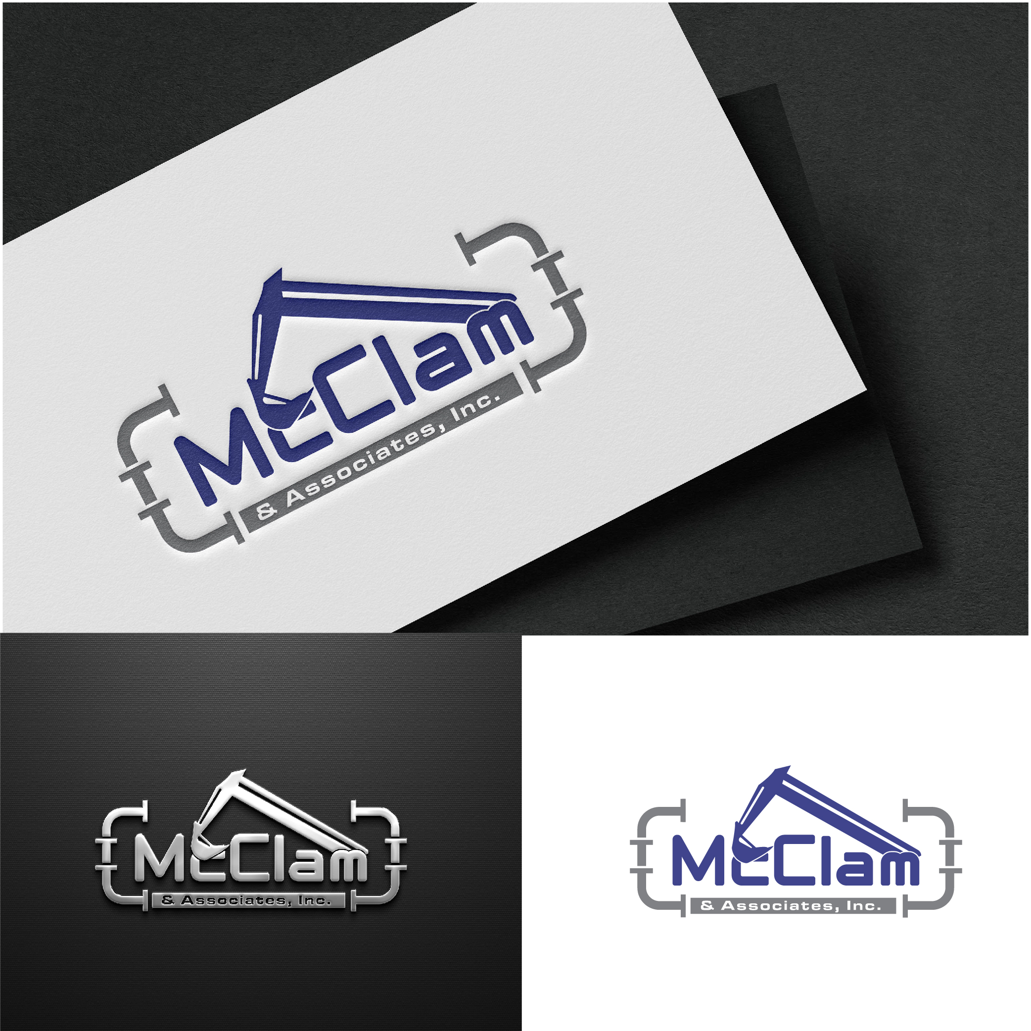 Serious, Professional, Utility Construction Logo Design for McClam ...