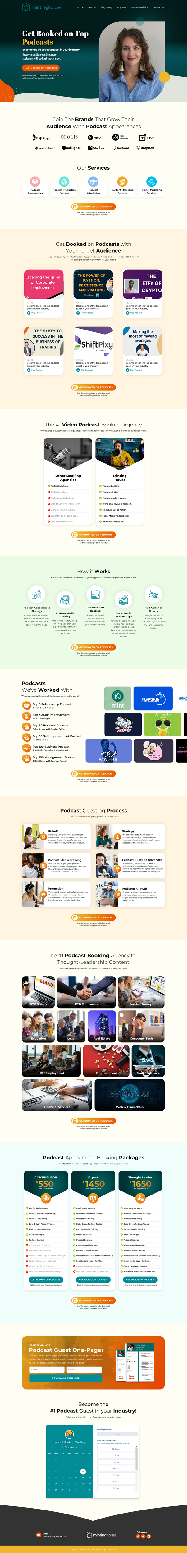 Professional, Upmarket, marketing, podcast, digital marketing, PR Web Design for minting house ...
