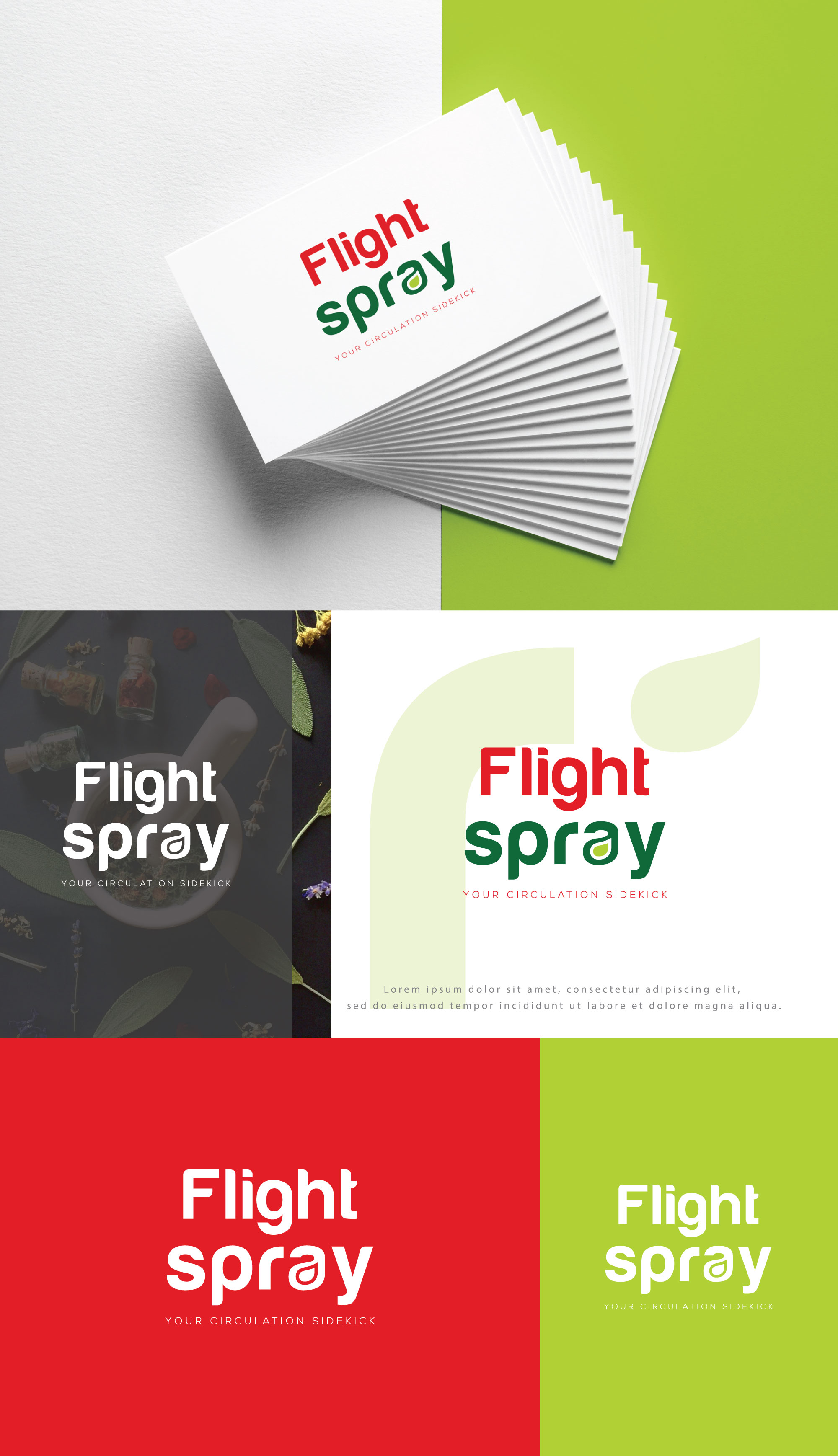 Logo Design for Flight spray - Your circulation sidekick by Mohammad ...