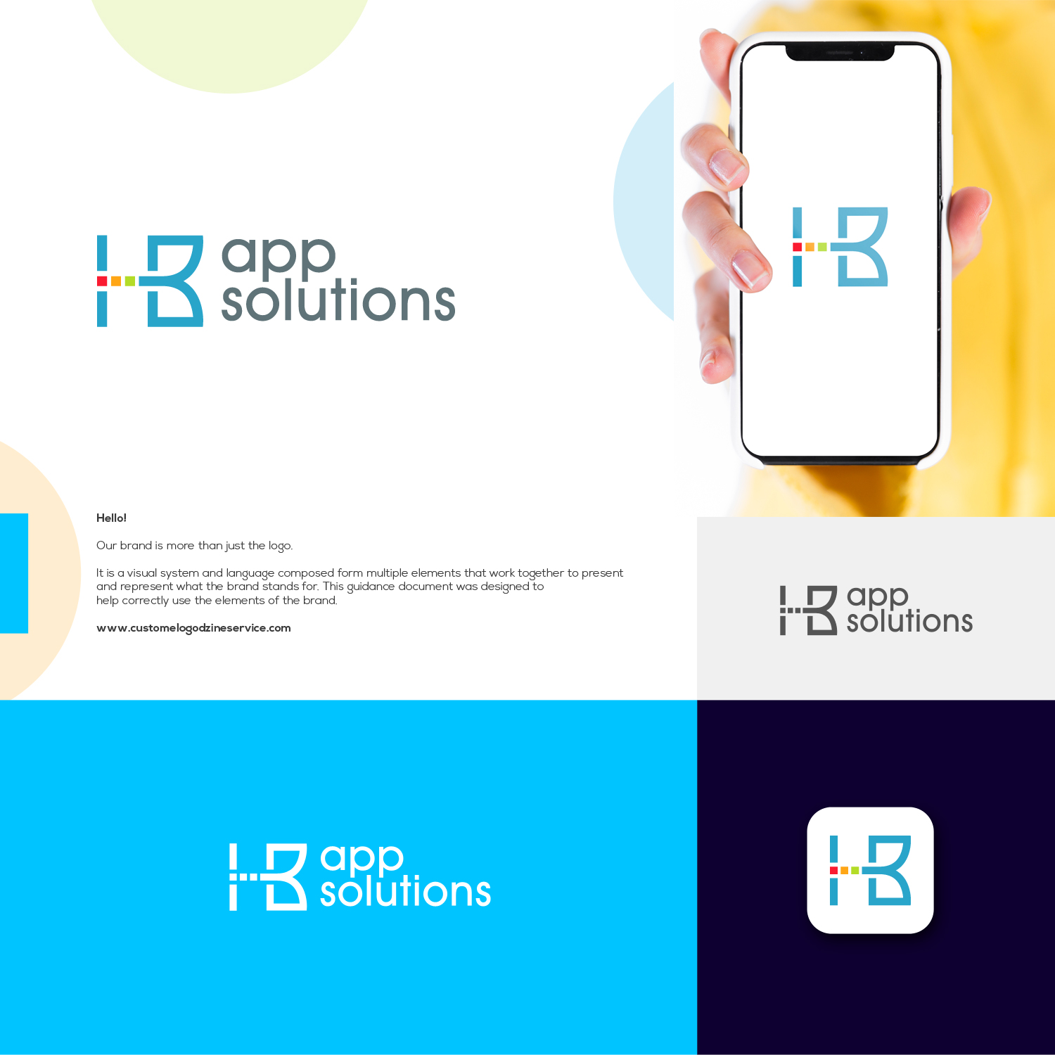 Bold, Serious Logo Design for HB App Solutions by ideaz2050 | Design ...